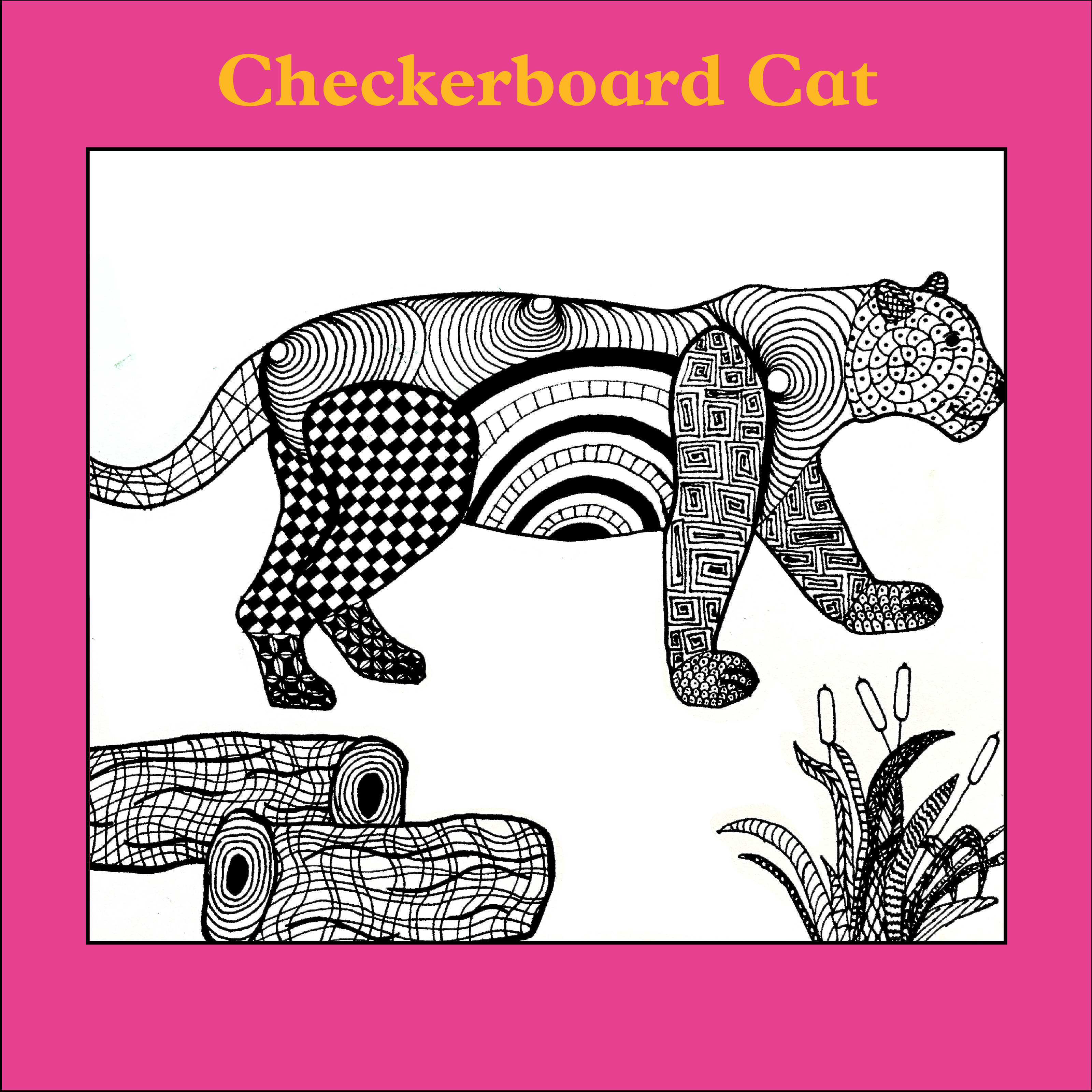 Freebie Zentangle Zoo - Tic Tac Toe Teacher